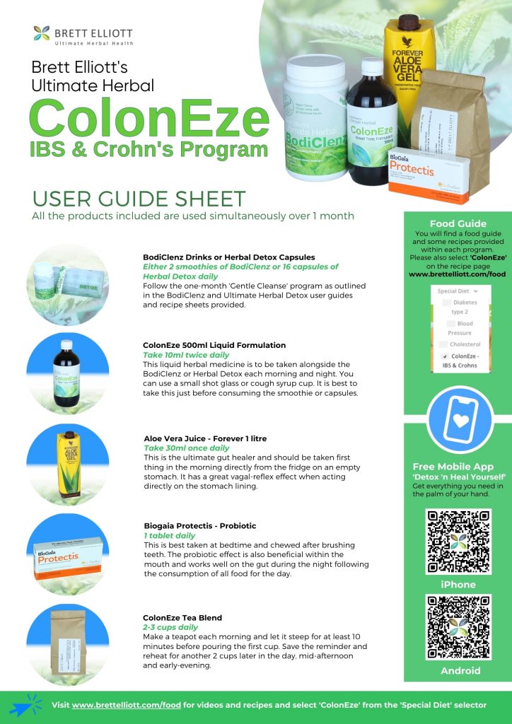 ColonEze - IBS & Crohn's Disease Program - Brett Elliott
