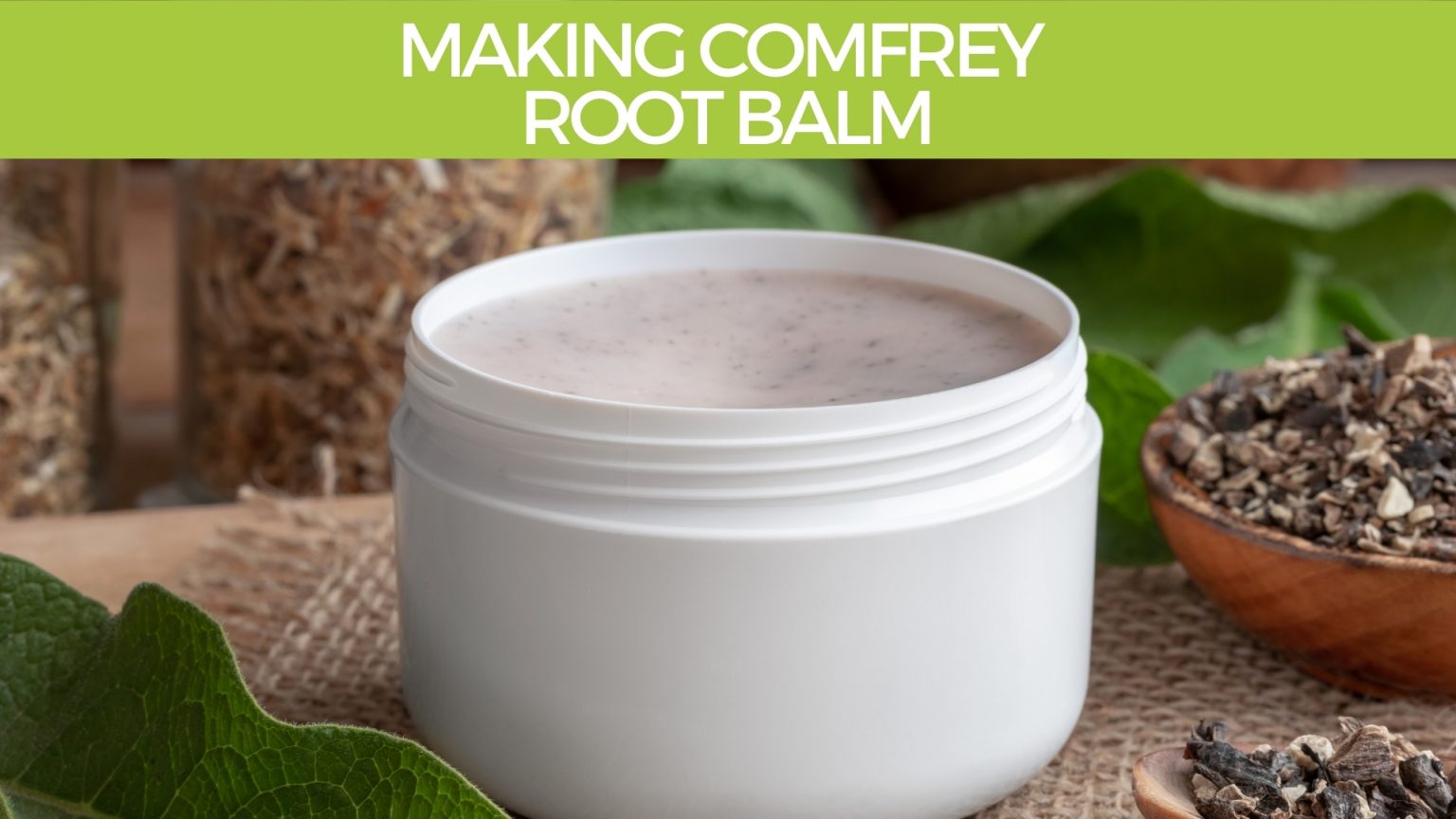 Comfrey Rub - Making it at home - Brett Elliott