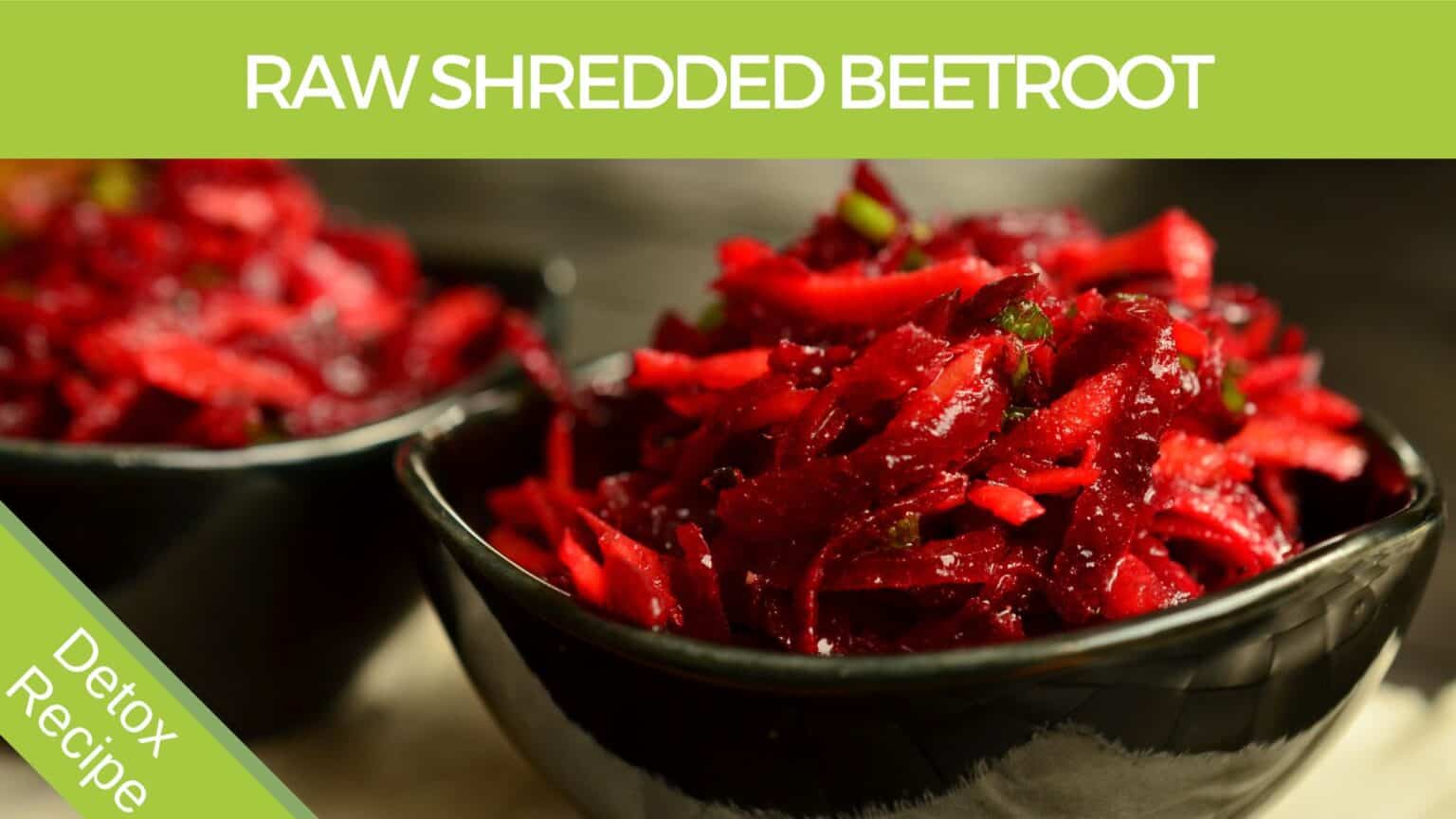 Raw Shredded Beetroot Salad - Brett Elliott